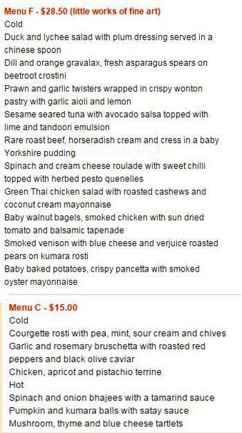 Carta de Pulp Cafe, Christchurch, 9 Tenahaun Place