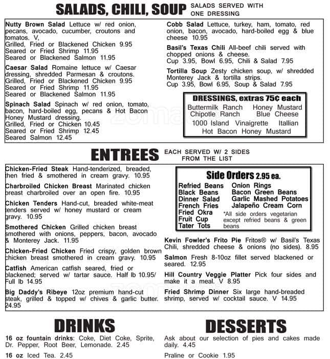 Menu at Nutty Brown Cafe, Austin, W Highway 290