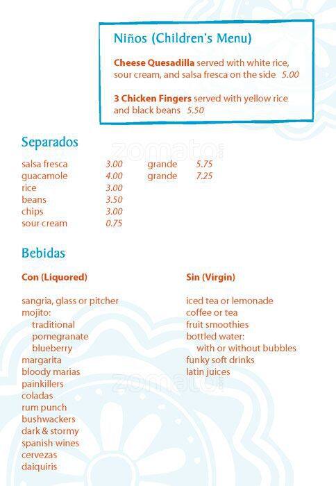 Menu at Cafe America, Doylestown, 1 W Court St