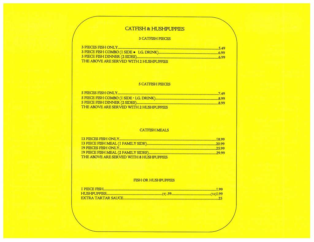 Menu at Chicken Express restaurant, Lubbock, 82nd St # B-1