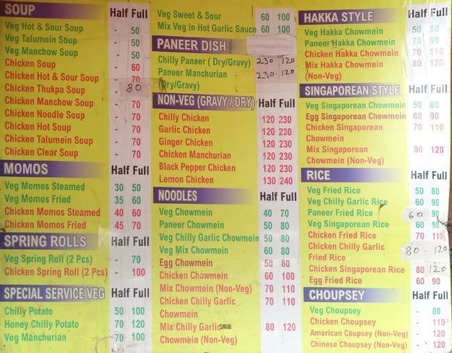 Delhi Chow Menu, Menu for Delhi Chow, Hauz Khas, New Delhi - Zomato