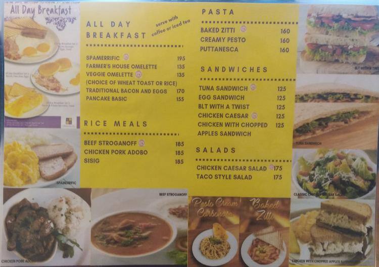 Menu at Cheesecake, etc. desserts, Quezon City, Maria Clara