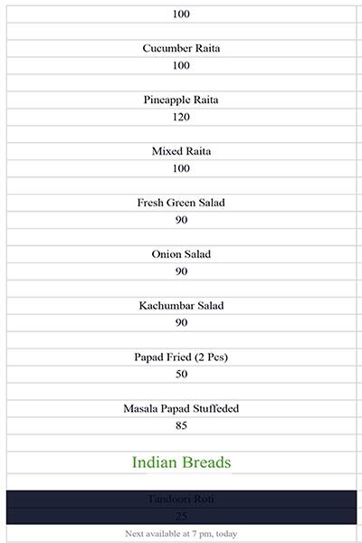Menu at SHRI GANPATI SWEETS RESTAURANT BANQUET, Lucknow