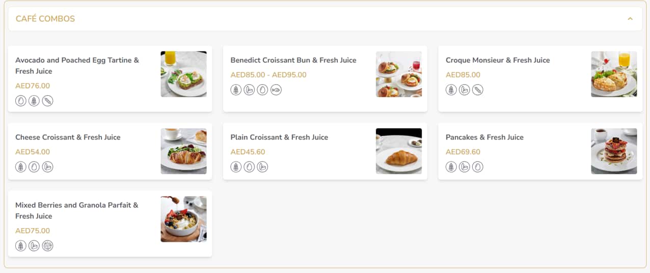 Menu of Godiva Cafe, Downtown Dubai, Dubai