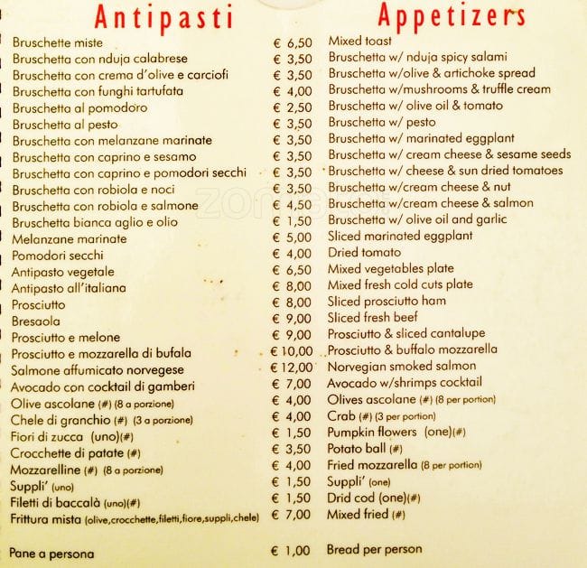 L'Insalata Ricca a Roma: Foto del Menu con Prezzi - Zomato Italia