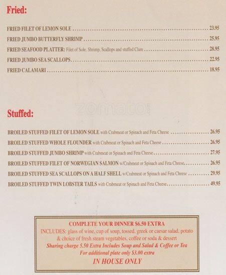 Menu at Cross Bay Diner restaurant, New York City, 160-31 Cross Bay Blvd