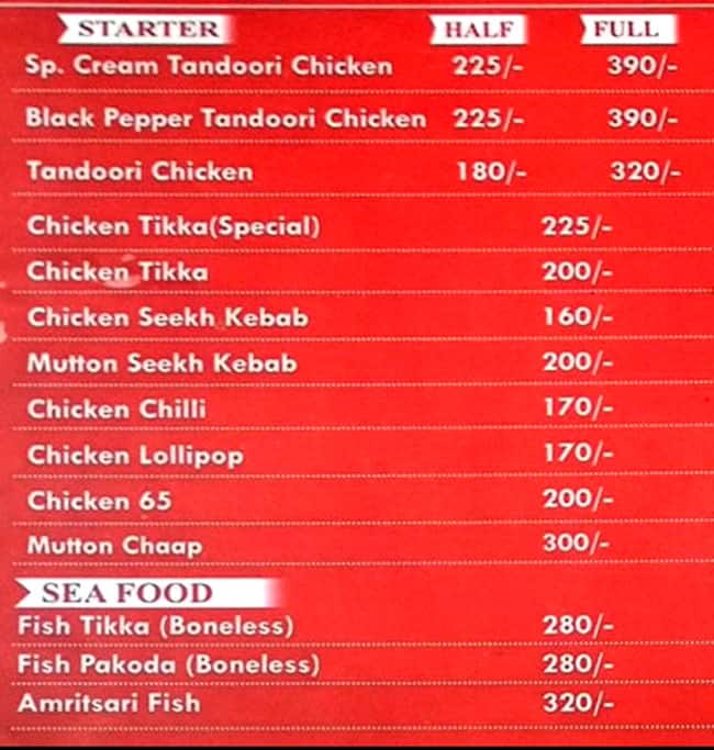 Menu at Goodluck Chicken Hub, Ahmedabad, Saket 1