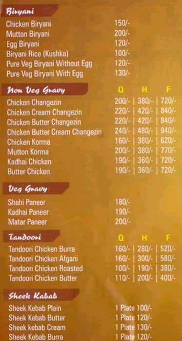 Biryani House Menu, Menu for Biryani House, Whitefield, Bangalore - Zomato
