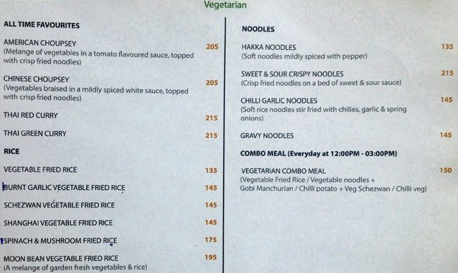 Menu at elixir - Restobar, Bengaluru