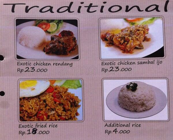 Menu at Station 21 Sizzling Steak steakhouse, South Jakarta