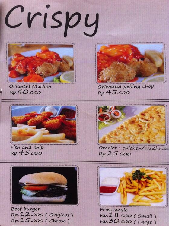 Menu at Station 21 Sizzling Steak steakhouse, South Jakarta