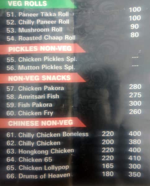 Menu at The Taste Factory, Faridabad