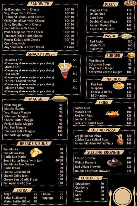 Menu of Baithack Srusthi, Mira Road, Mumbai