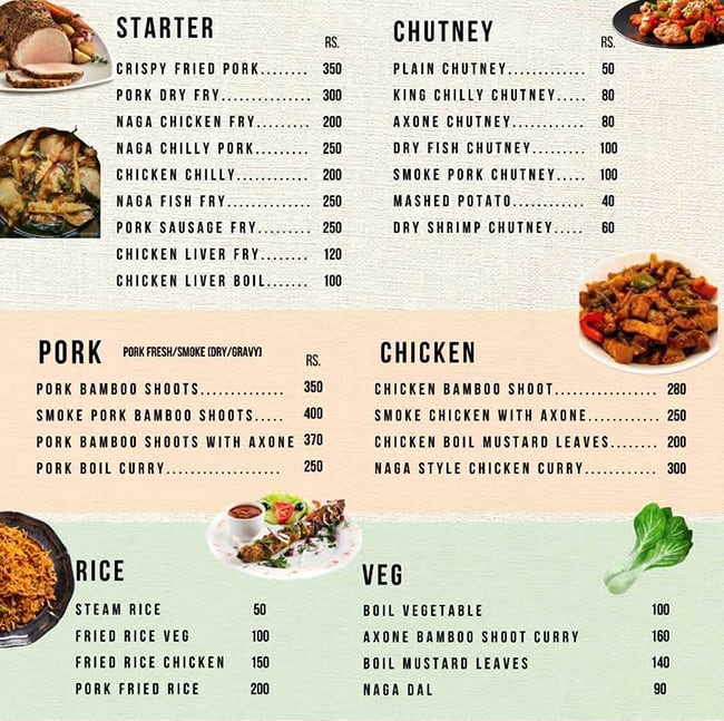 Menu at The Smoky Tribe, Ahmedabad