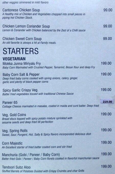 Southern Spice Menu, Menu for Southern Spice, Amberpet, Hyderabad - Zomato