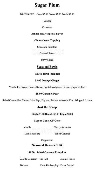 Sugar Plum Menu, Menu for Sugar Plum, Capitol Hill, Seattle ...