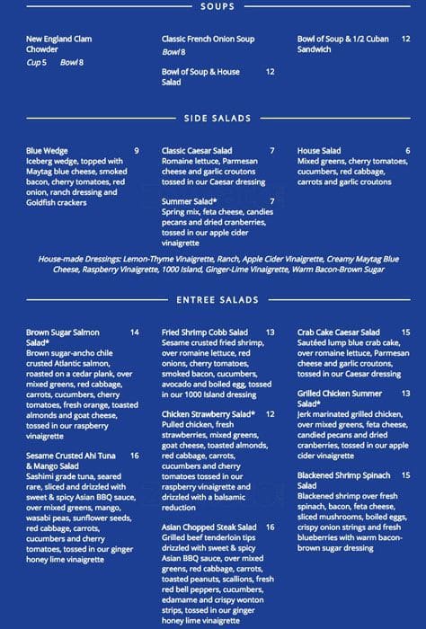 Cafe Blue Menu, Menu for Cafe Blue, Leander, Leander - Urbanspoon/Zomato