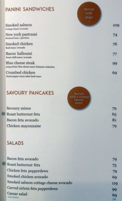 Menu at @ The Bistro Rynfield BBQ, Benoni