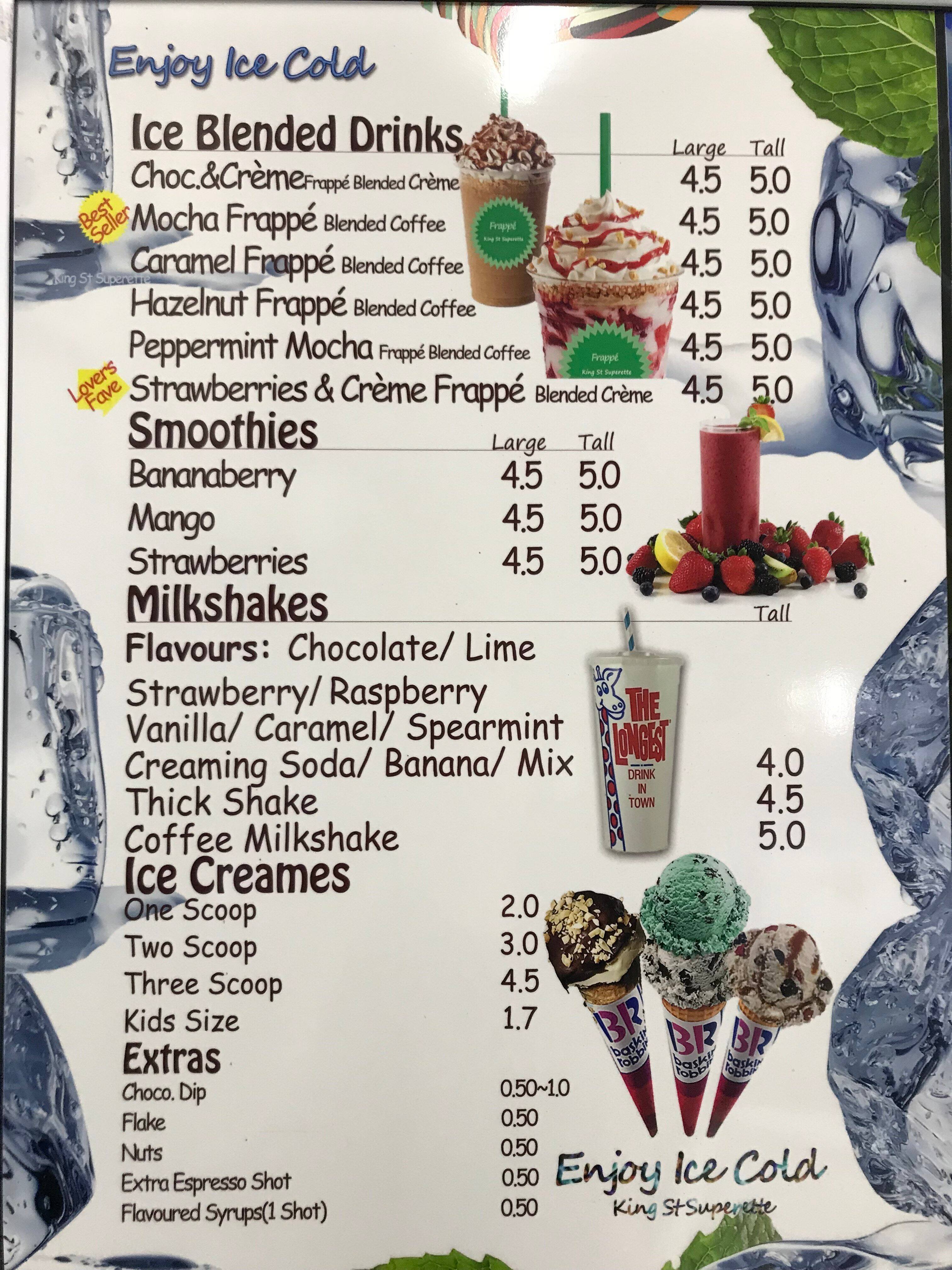 Menu at Dairy Beanz Coffee Roasters cafe, Pukekohe