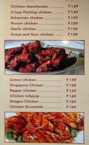 Menu at The Port Cafe, Chennai, 72