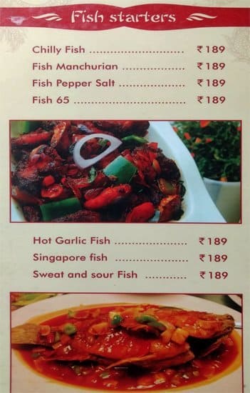 Menu at The Port Cafe, Chennai, 72
