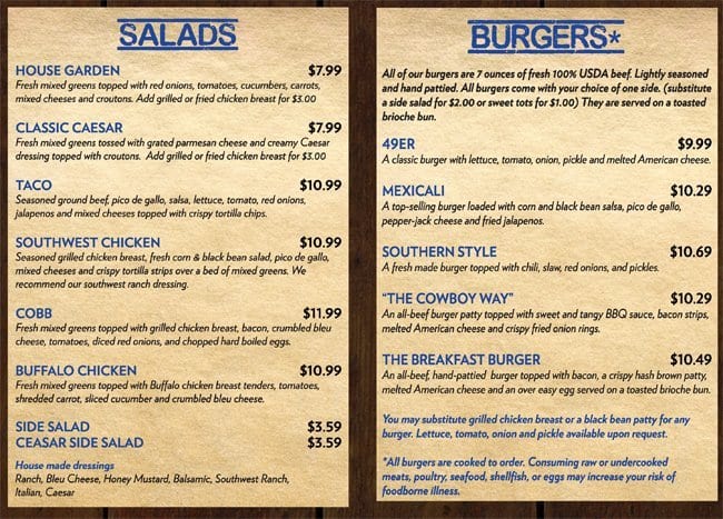 Menu at Jackalope Jacks pub & bar, Charlotte, Commonwealth Ave