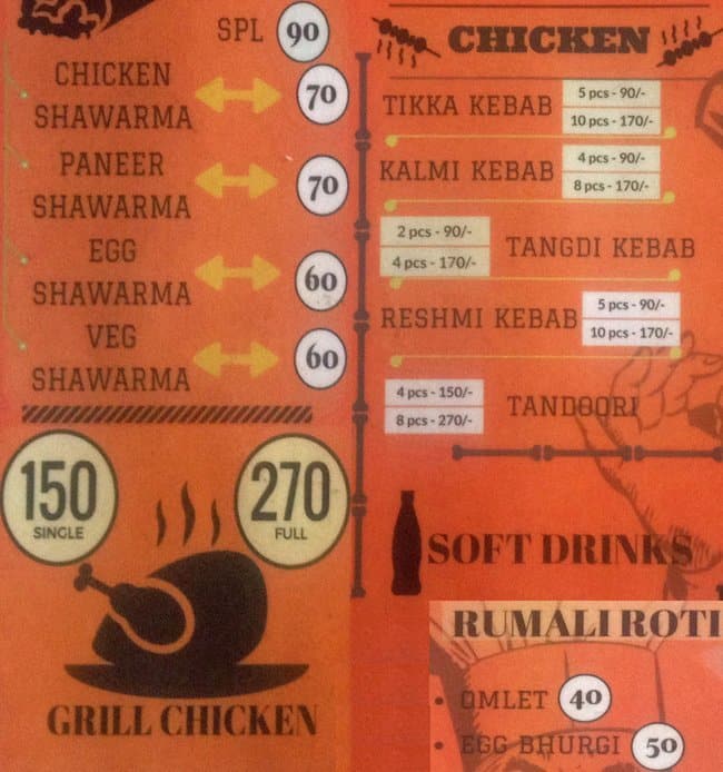 Hang Out Menu, Menu for Hang Out, Sainikpuri, Secunderabad - Zomato
