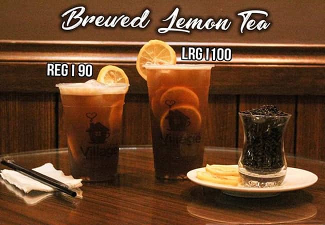 Menu at The Village Brew cafe, Quezon City