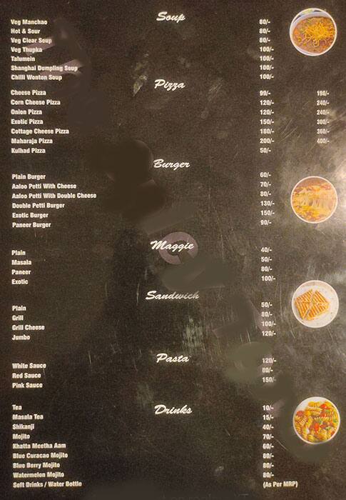 Menu of The Spicy Town, Kanpur Road, Lucknow