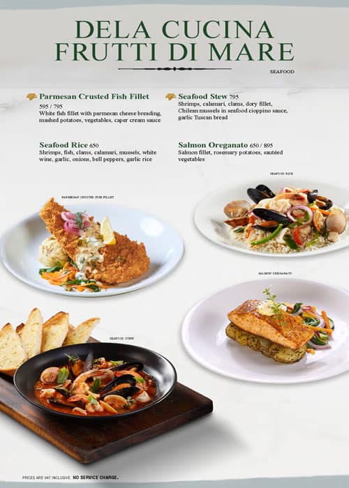 Menu at Italianni's - U.P. Town Center restaurant, Quezon City ...