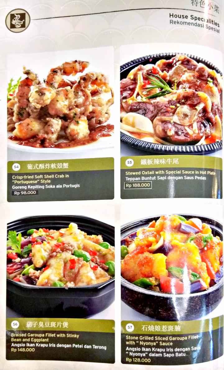 Menu at The Duck King restaurant, South Jakarta, Jl. Pangeran Antasari ...