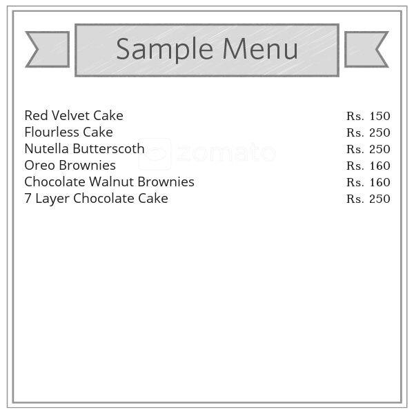 Menu at Sugar Over Dose, Mumbai