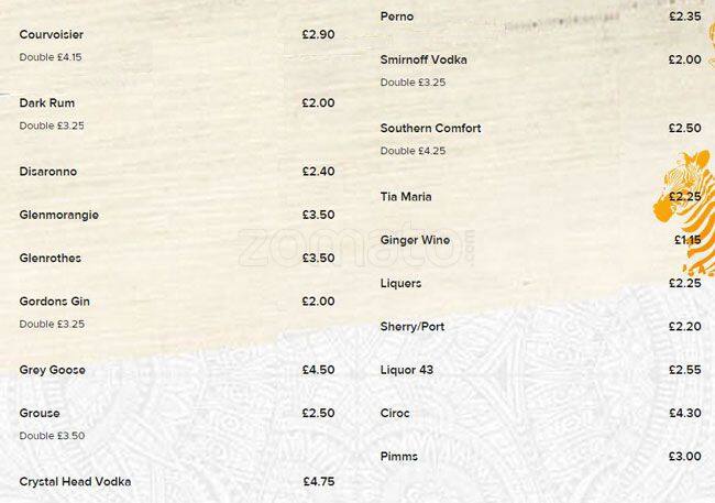 Menu at The Black Horse Inn, Hurdcott pub & bar, Salisbury, Black Horse Ln