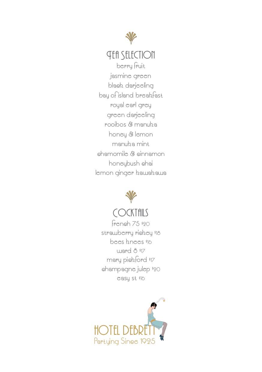 Menu at DeBretts Kitchen pub & bar, Auckland