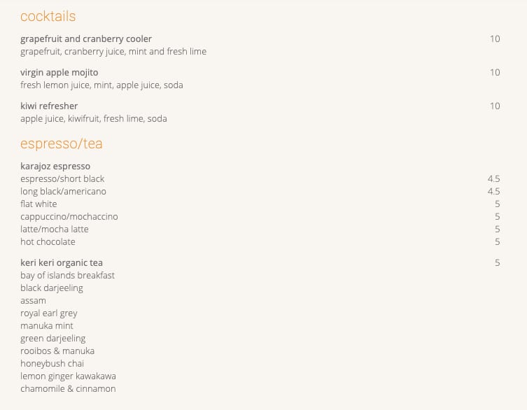 Menu at DeBretts Kitchen pub & bar, Auckland