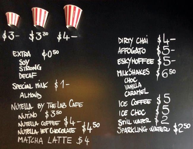 The Lab Cafe Menu, Menu for The Lab Cafe, Neutral Bay, Sydney ... The Lab Cafe Menu, Menu for The Lab Cafe, Neutral Bay, Sydney ...