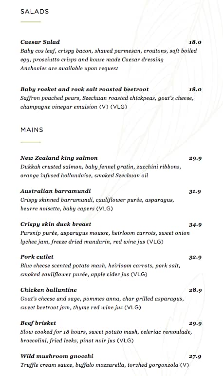 Menu at The Glen Hotel restaurant, Eight Mile Plains, 24 Gaskell St