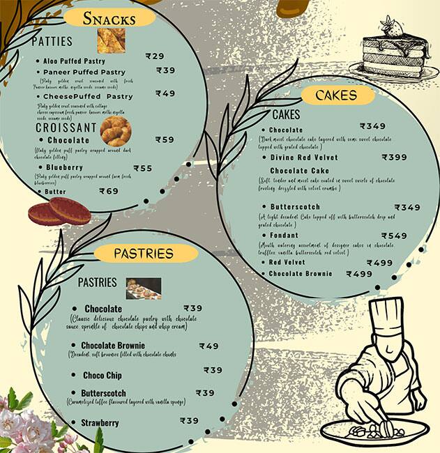 Menu of Shiv Dairy And Bakery, Sector 15, Dwarka, New Delhi