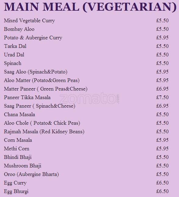 Menu at Boulevard club, London, 115 Friern Barnet Rd