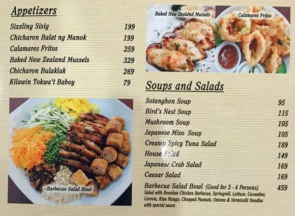 Alex III Menu, Menu for Alex III, Tomas Morato, Quezon City - Zomato ...