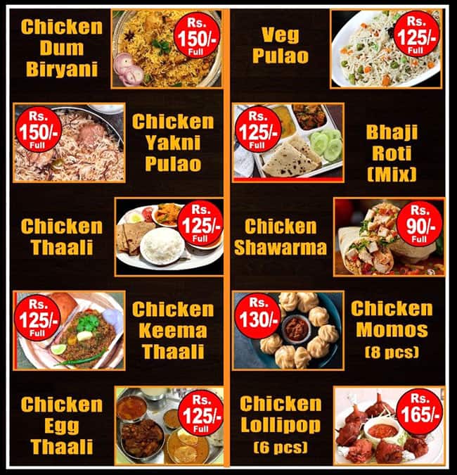 Menu of Maa Ke Haat Ka Khana, Versova, Andheri West, Mumbai