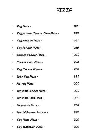 Menu of Foodie Corner, Ayodhya Nagar, Nagpur
