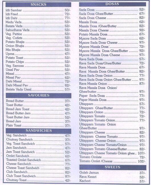 Alankar Restaurant Menu, Menu for Alankar Restaurant, Fort, Mumbai - Zomato