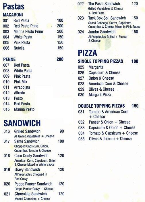 The Tuck Box Menu, Menu for The Tuck Box, Charni Road, Mumbai - Zomato