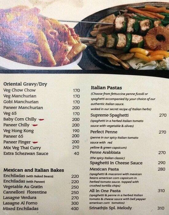 Srinathji's, Indiranagar, Bangalore - Zomato