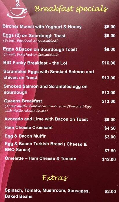 Funky Fillings Menu, Menu for Funky Fillings, Kew, Melbourne ...