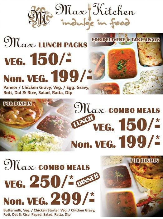 Max Kitchen Menu, Menu for Max Kitchen, Satellite, Ahmedabad - Zomato