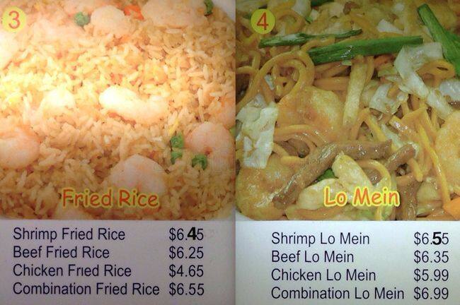 Menu at El Chino ( Asian Food ) restaurant, Fort Worth