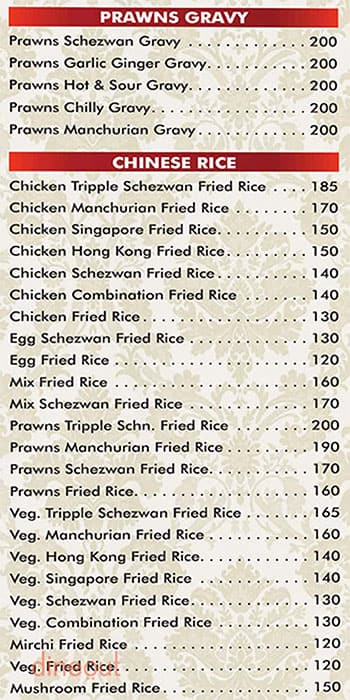 Menu at Foodway family restaurant, Mumbai, SHOP NO.03