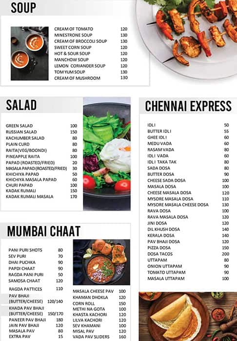 Menu at Mumbai Se Restaurant, Mumbai